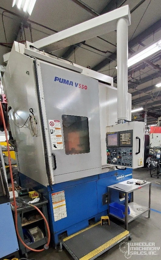 Used 2006 DOOSAN PUMA V550 BORING MILLS, VERT. (Including Vert. Turret ...