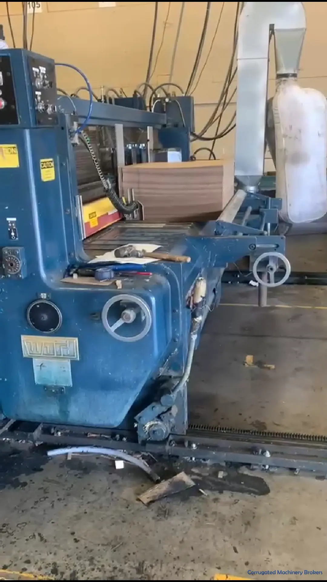 Used WARD 16000 Flexo Folder Gluer 71998 | Corrugated Machinery Brokers