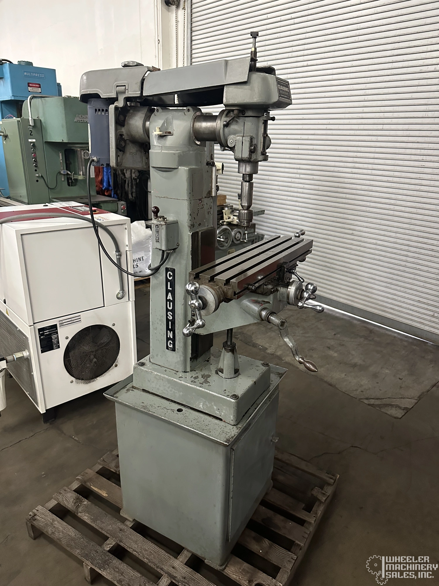 Used CLAUSING 8520 MILLING MACHINES, VERTICAL 7082 | Wheeler Machinery ...