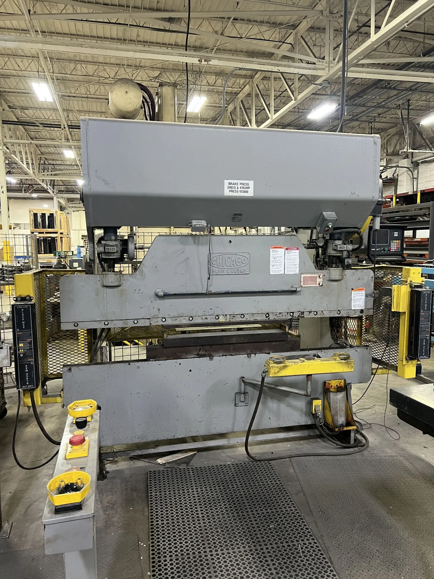 Used CHICAGO 55 TON MECHANICAL PRESS BRAKE Press Brakes 14436J | Timco ...
