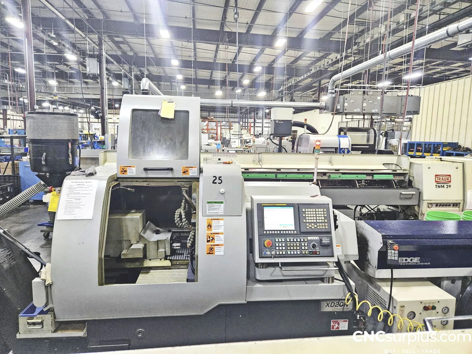 Used 2014 HANWHA XD20N Swiss Type Automatic Screw Machines 13728 ...