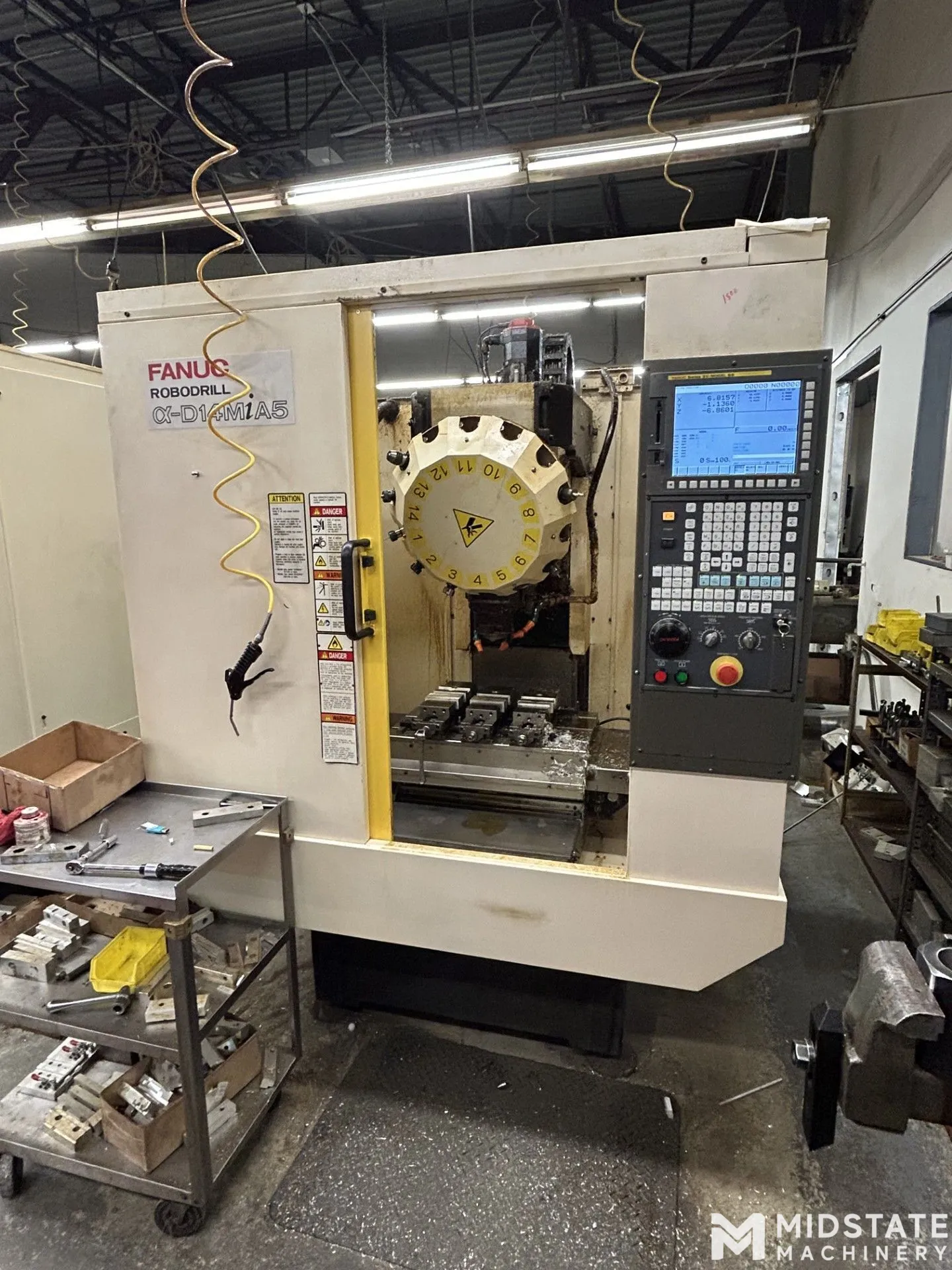 Used 2013 FANUC ROBODRILL ALPHA D14MIA5 Drilling & Tapping Centers 2230 ...