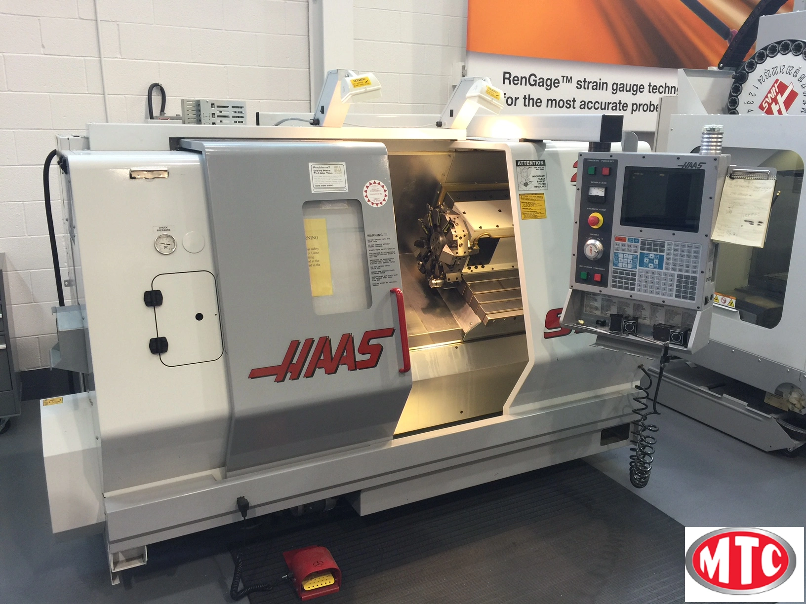 Used 2001 HAAS SL-20 CNC Slant Bed Lathe 3375 | Myers Technology Co., LLC