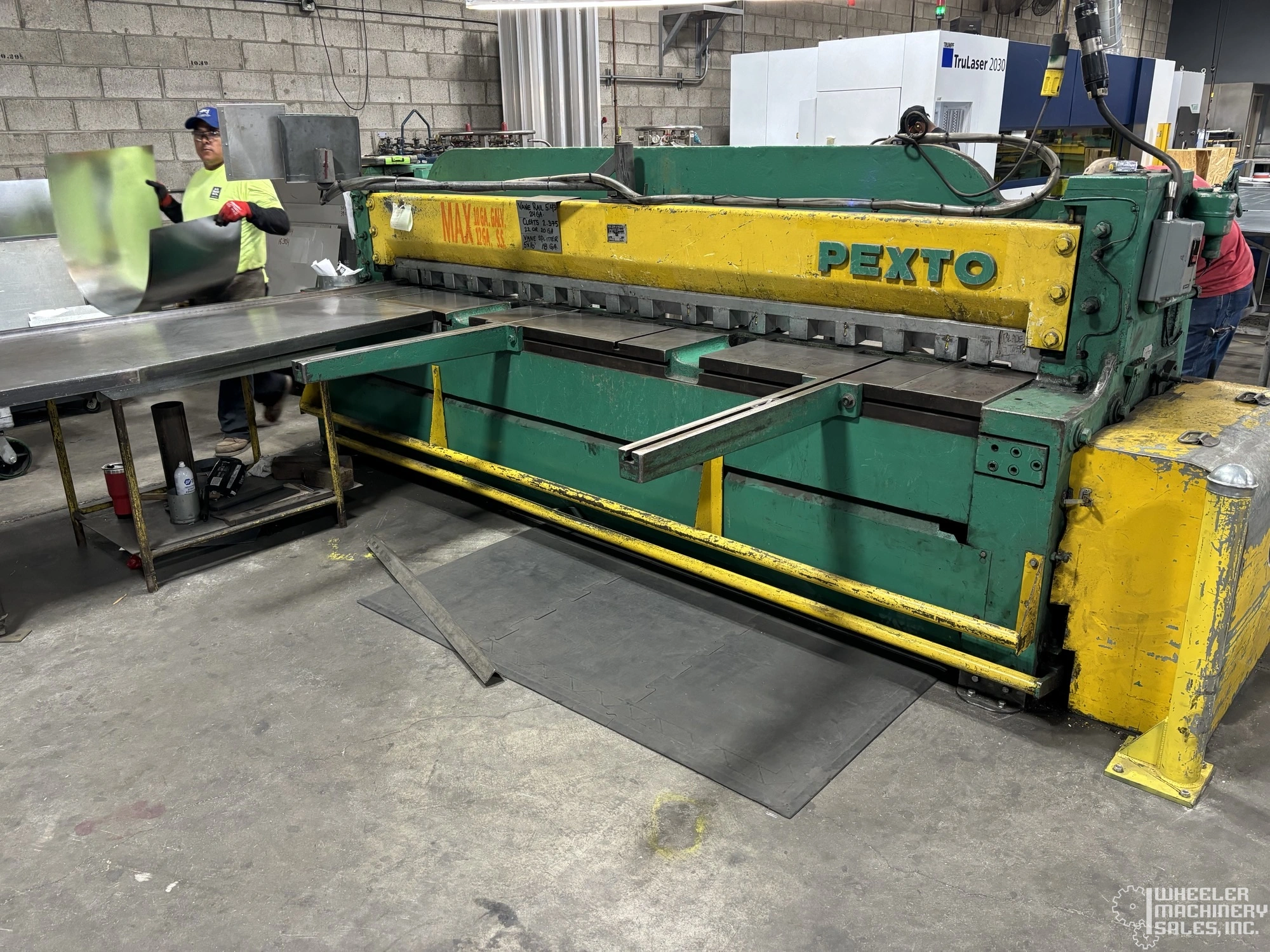 Used PEXTO 10-U-10-B SHEARS 7369 | Wheeler Machinery Sales