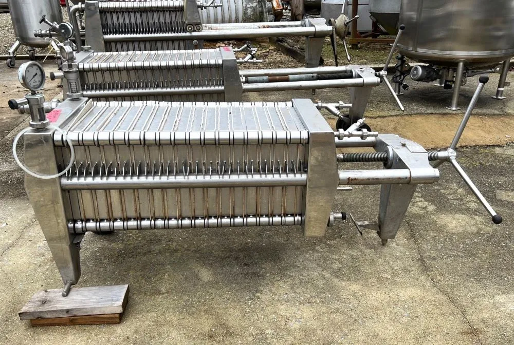 Seitz-Werke Stainless Steel Plate and Frame Filter Press, Type 40/60 ...