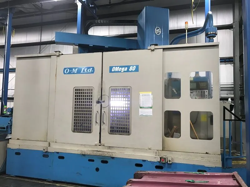 Used 2000 O-M OMEGA 80 Boring Mills Vertical CNC 7900 | USED CNC WAREHOUSE