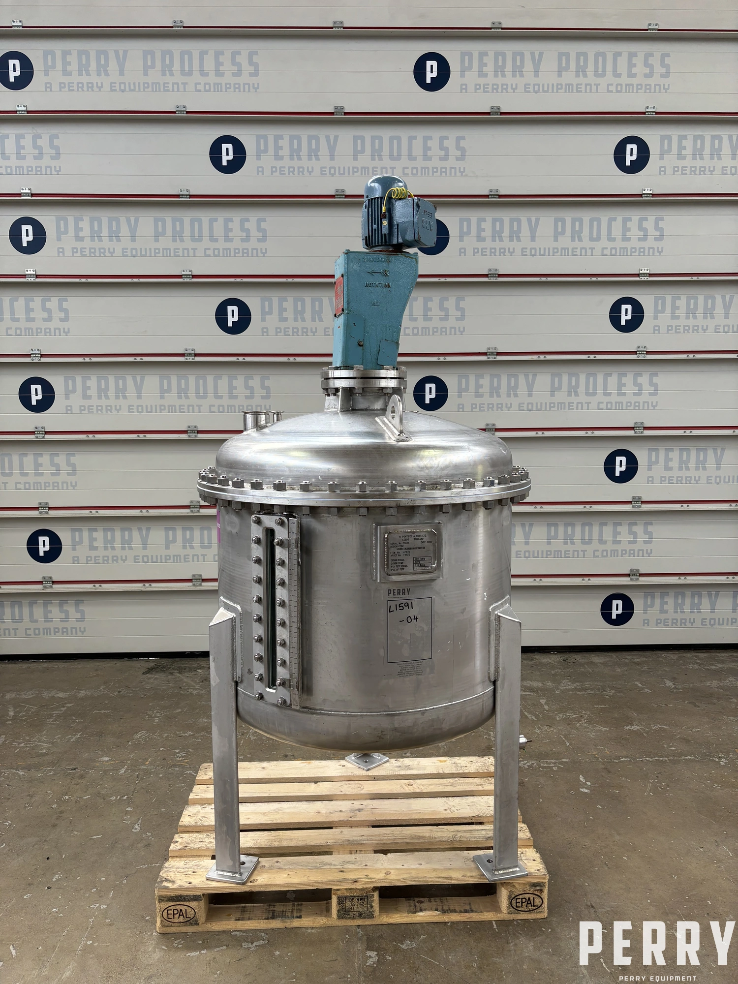 Usado Tanques SS Europa L1591-04 | Perry Equipment