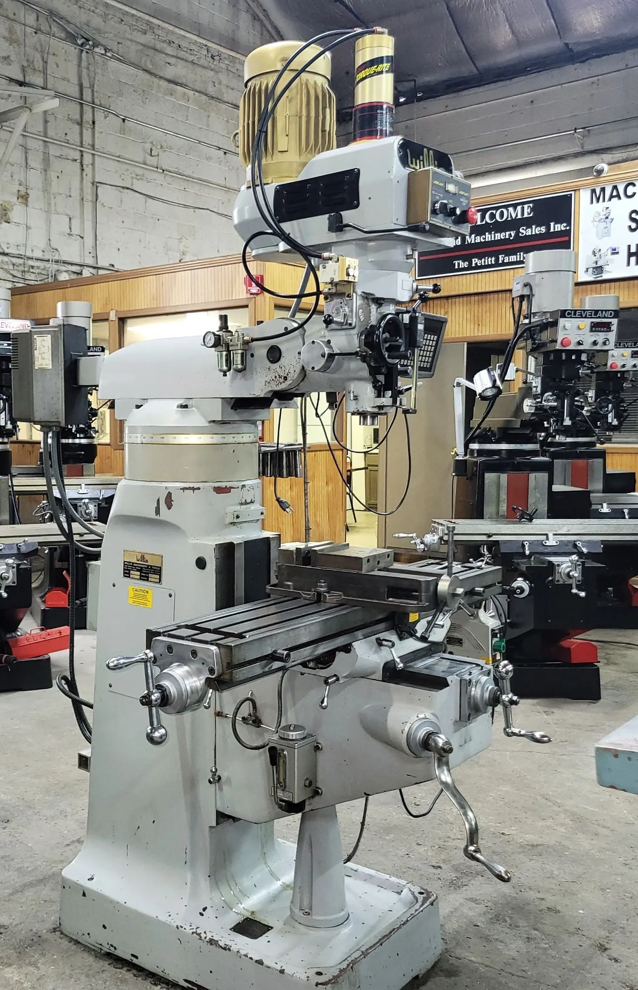 Used WILLIS WM3VS Mills, Vertical 4445 | Cleveland Machinery Sales, Inc.