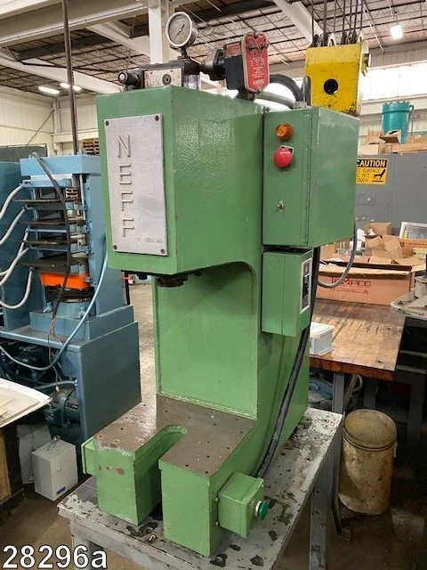 Used 7 Ton Neff D7.5 Hydraulic C Frame Press | Kempler Industries