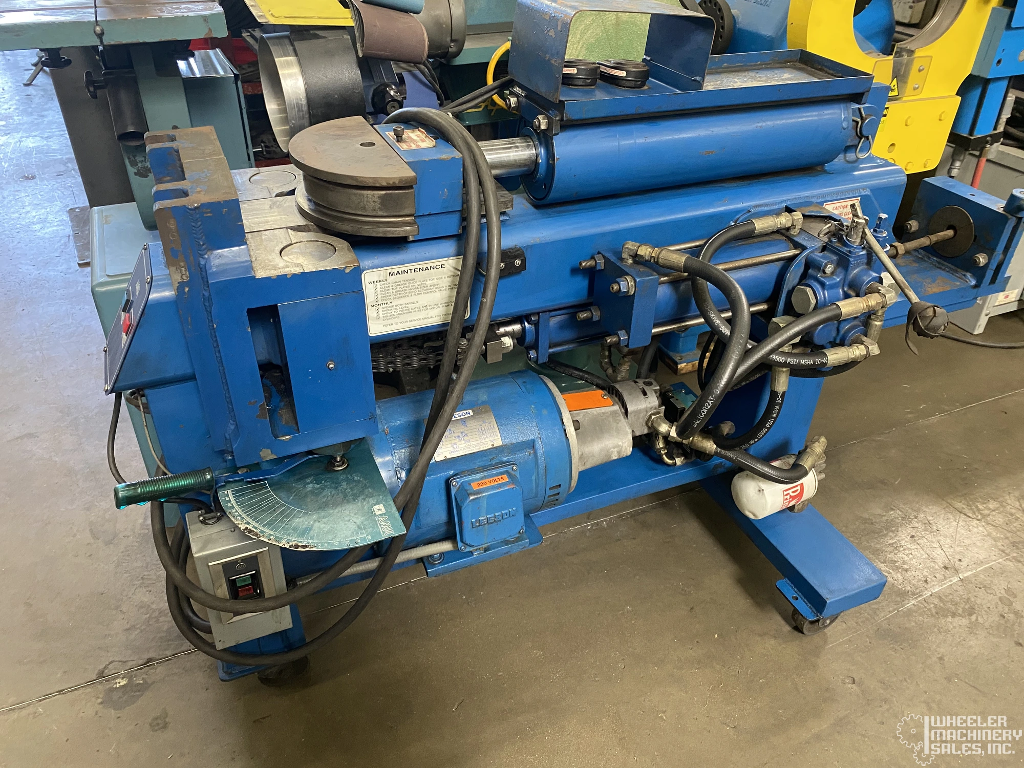 Used AMH BLUE BOY BENDERS, PIPE, TUBE & BAR 6087 | Wheeler Machinery Sales