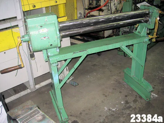 Used PEXTO 390 Plate Bending and Slip Roll 23384 | Kempler Industries