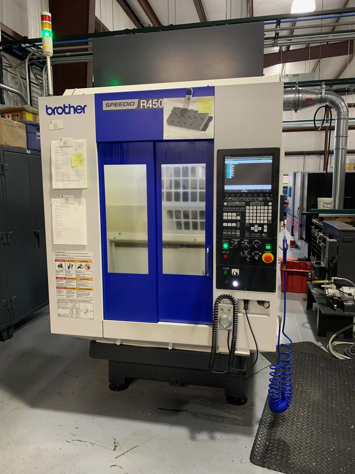 Used 2015 BROTHER SPEEDIO R450X1 CNC Drilling and Tapping Centers 9291 ...