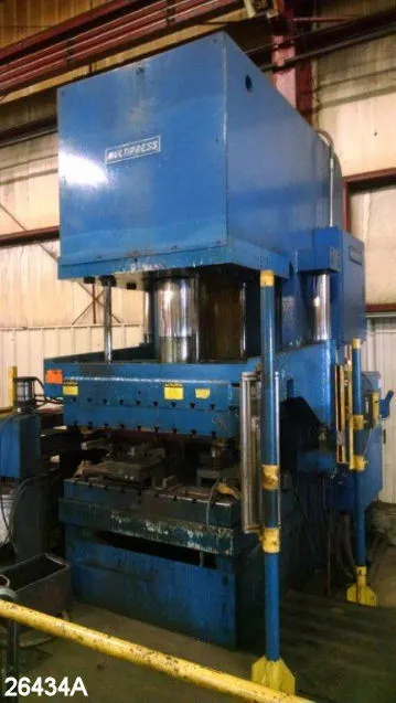 USED 250 TON DENISON MULTIPRESS HYDRAULIC C FRAME PRESS #26434 ...