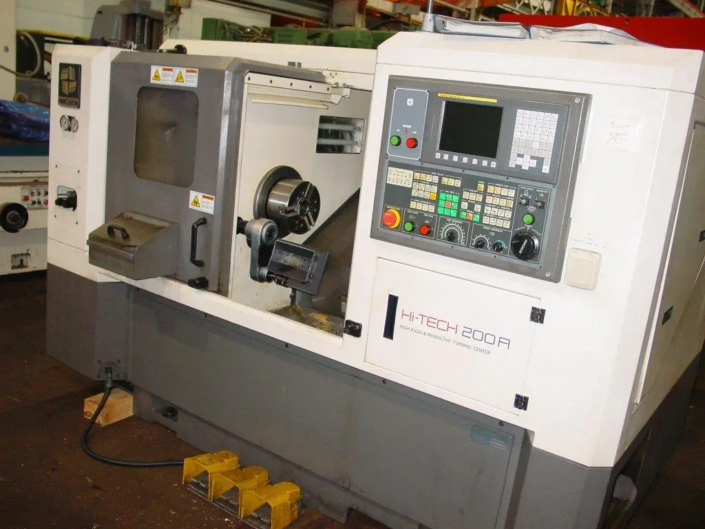 Used 2006 HWACHEON HI TECH 200 IC Lathes CNC 6242 | USED CNC WAREHOUSE
