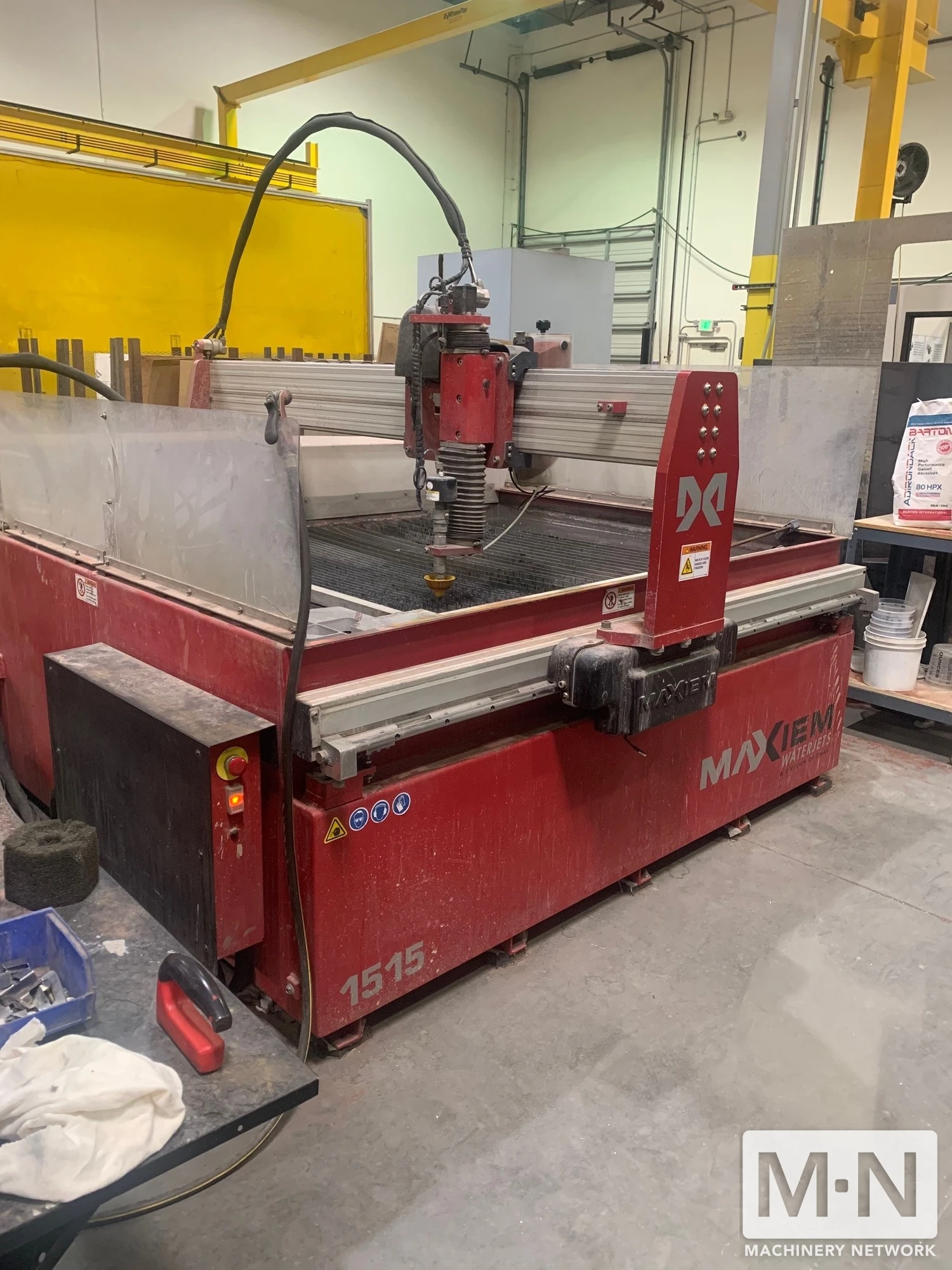 5' x 5' Omax Maxiem 1515 CNC Waterjet | Machinery Network