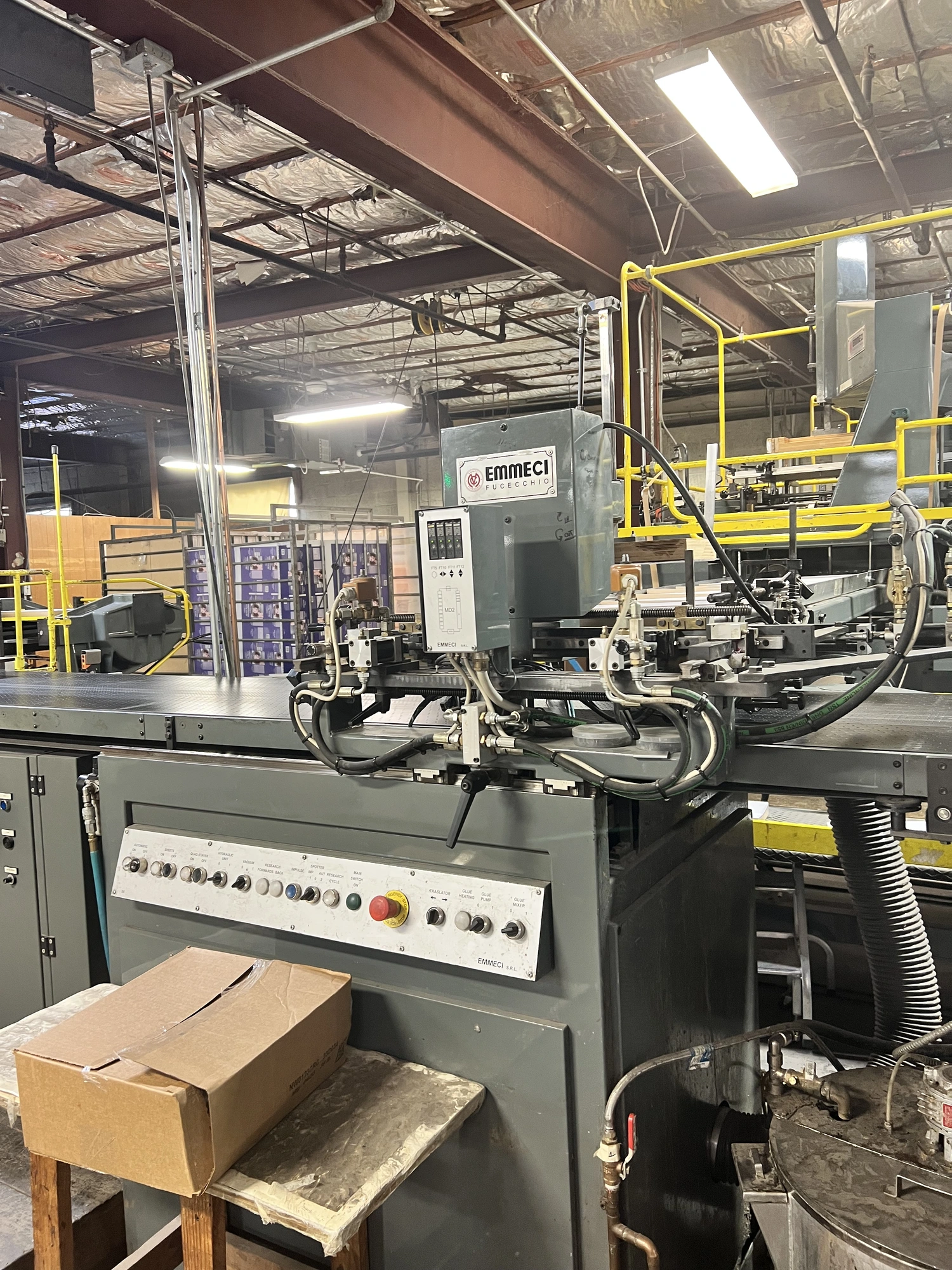 Used 2001 EMMECI MC92 SB RIGID SET-UP BOX LINE Rigid Box Line ...