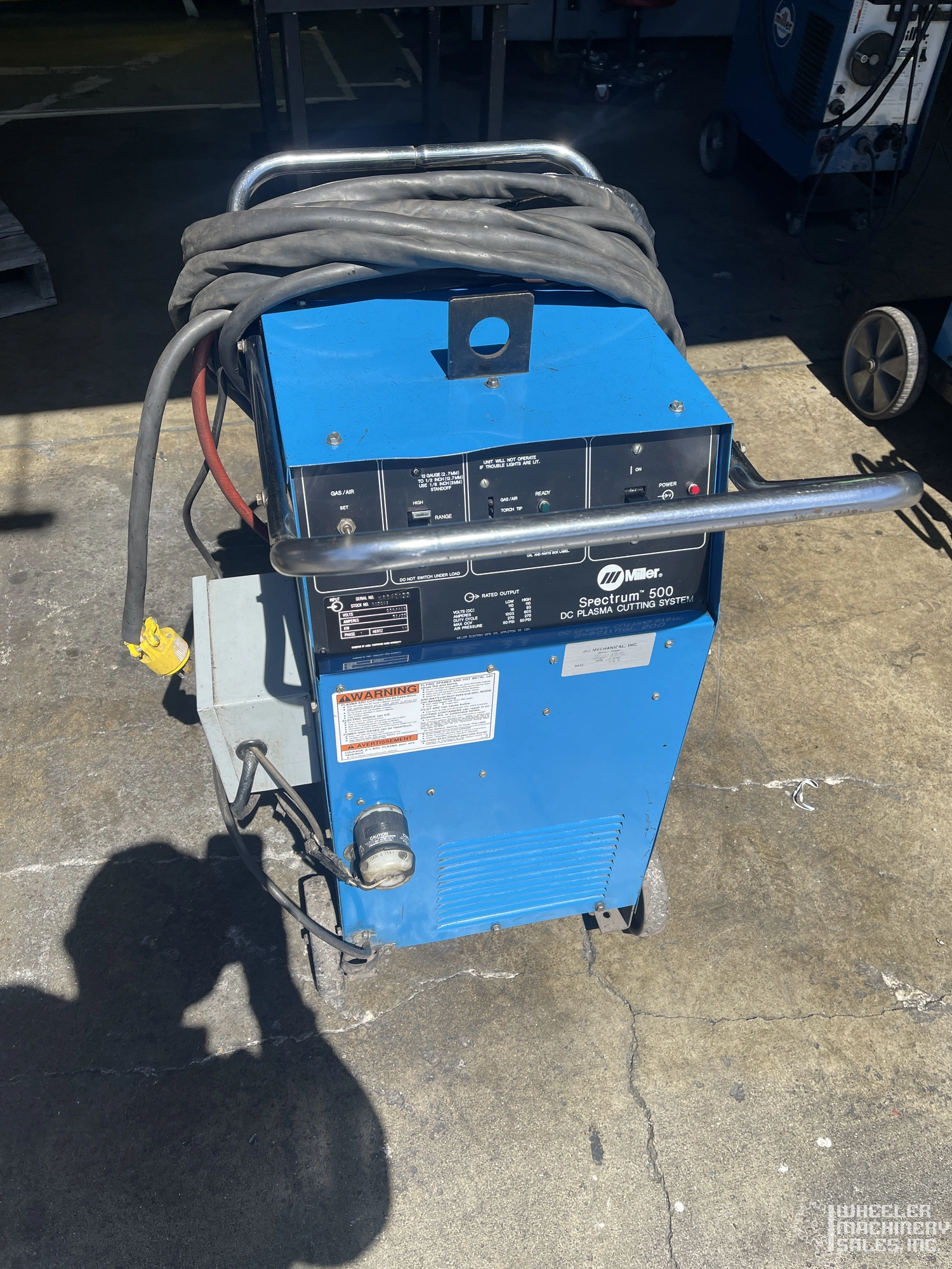 Used MILLER SPECTRUM 500 PLASMA CUTTERS, HAND 7141 | Wheeler Machinery ...
