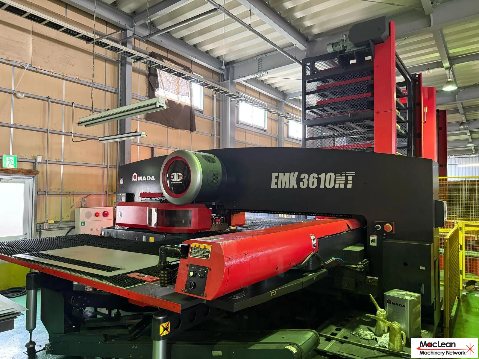 Used 2009 AMADA EMK 3610 NT CNC Turret Punch Press 90038 | MacLean ...