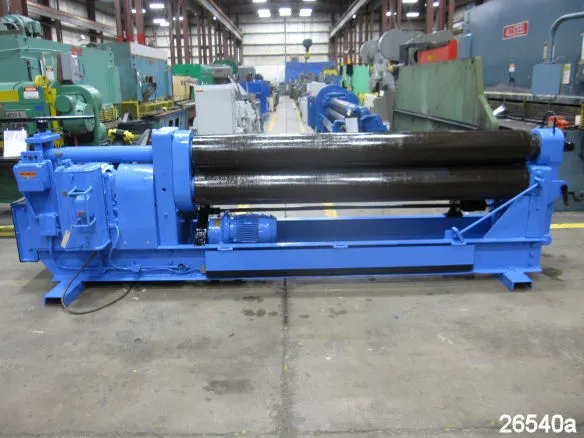USED 8 FT. X 3/8" STECO PLATE BENDING ROLL #26540 | Kempler Industries