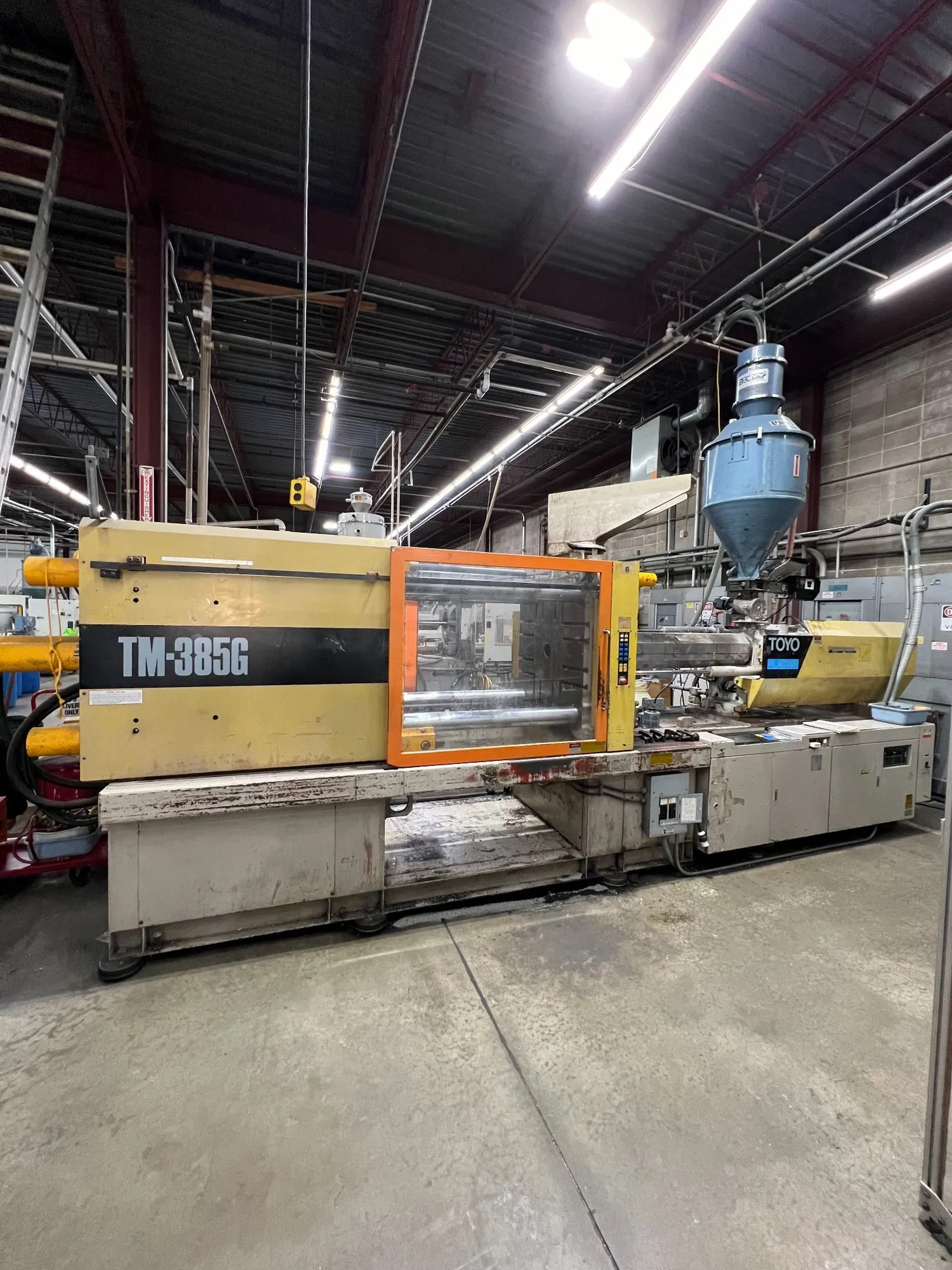 Used 1988 TOYO TM-385G INJECTION MOLDING MACHINE 104370 | Levy Recovery Group