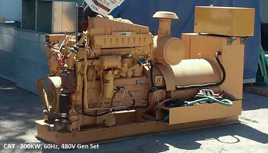 Item# GS3652 - Caterpillar 3306 Diesel 200KW, 60Hz, 480V Industrial ...