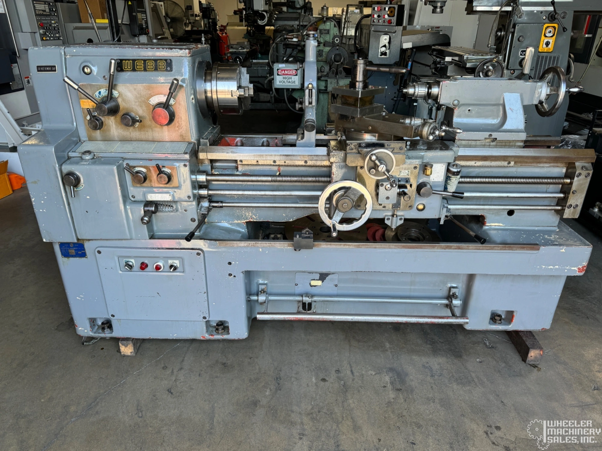 Used WEBB 17GX40 LATHES, ENGINE 7389 | Wheeler Machinery Sales