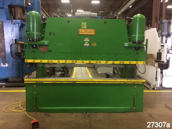 USED 10 FT. X 3/16" PACIFIC HYDRAULIC PRESS BRAKE #27307 | Kempler ...