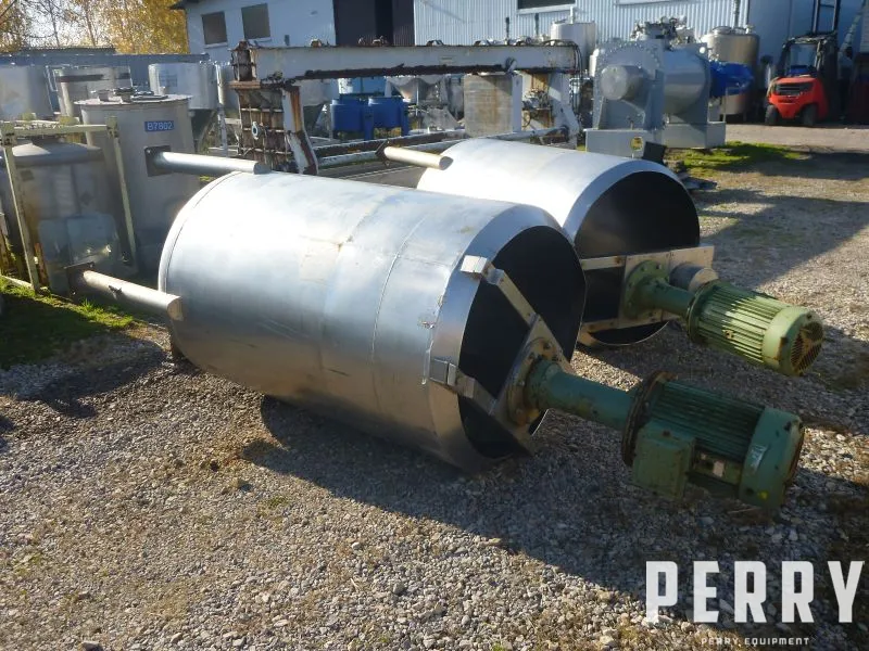 Used 1,500 LITRE Stainless Steel Tanks U2378-2 | Perry Equipment
