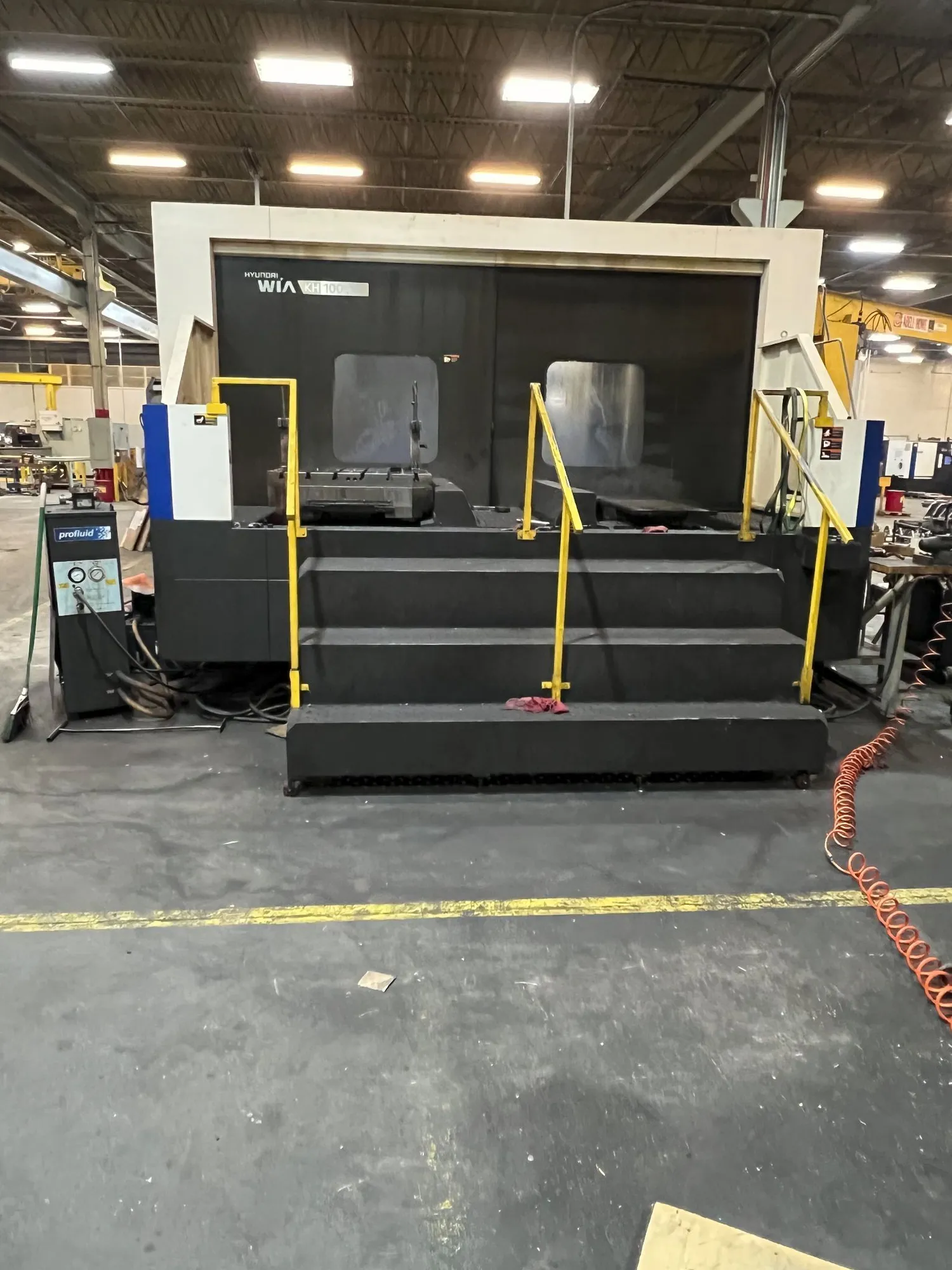 Used 2011 HYUNDAI WIA KH1000 CNC Horizontal Machining Centers 6531 ...