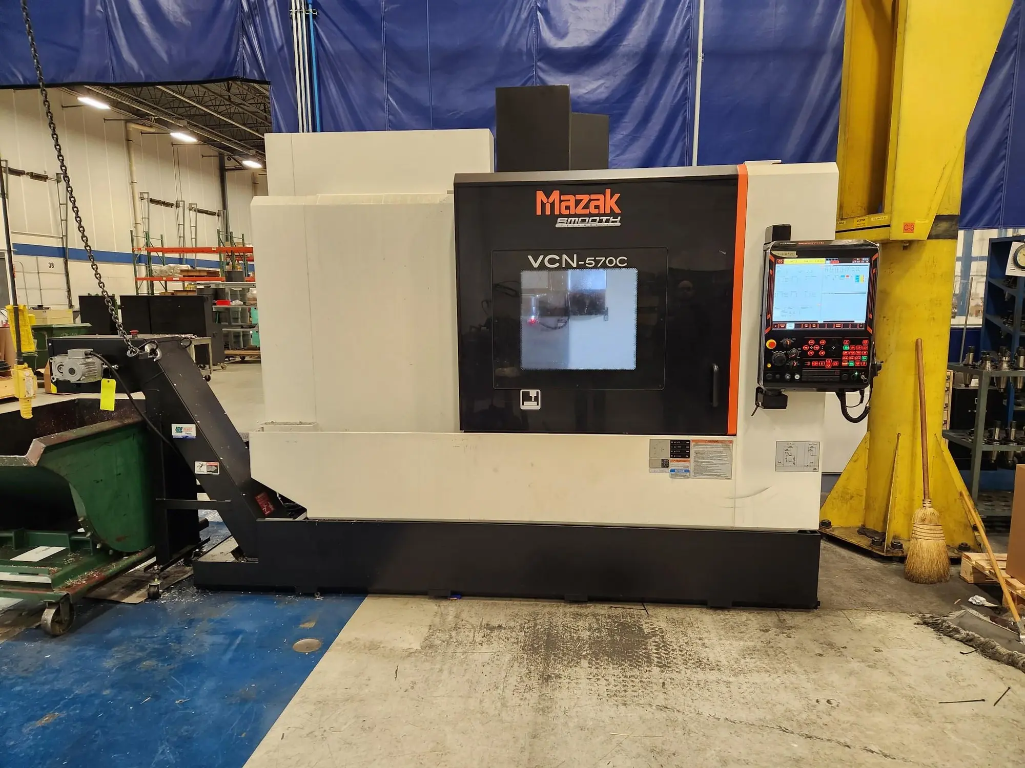 MAZAK VCN 570C CNC 4 AXIS VERTICAL MACHINING CENTER | USED CNC WAREHOUSE