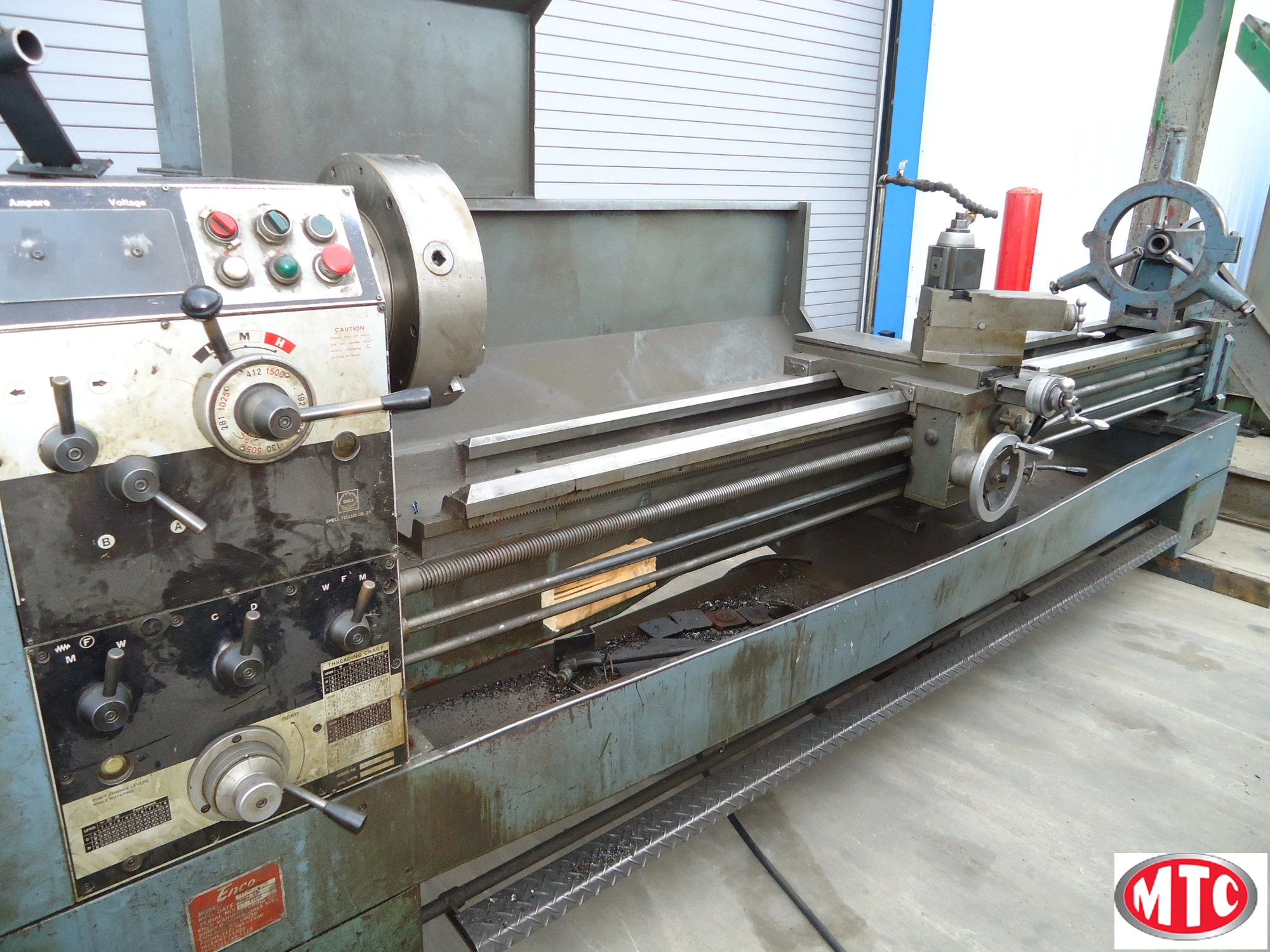 Used 1991 ENCO J11-3825 Engine Lathes 2249 | Myers Technology Co., LLC