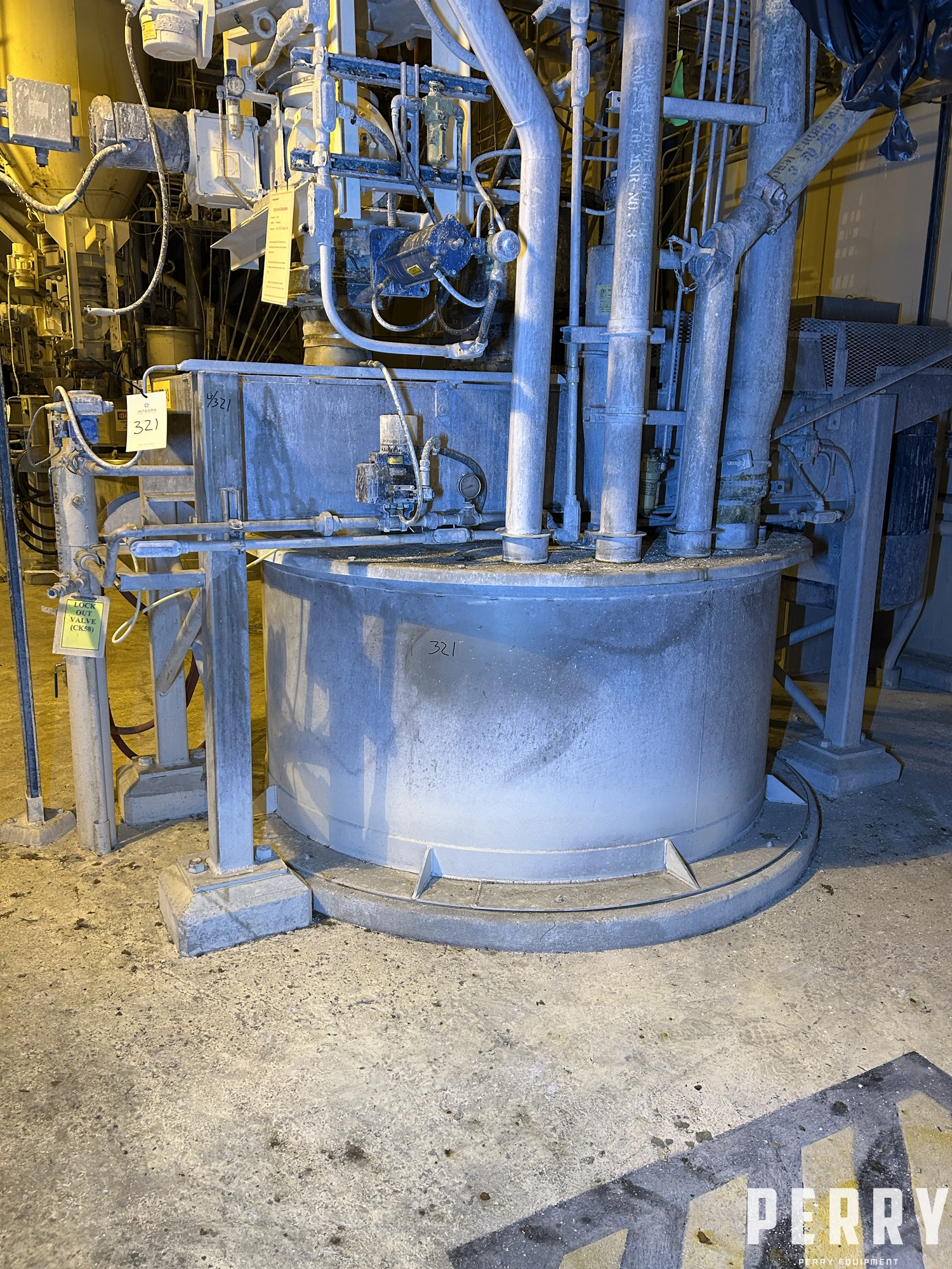 Used GAULIN 150 HP Mixer Post (Cowles Type) V889-321 | Perry Equipment