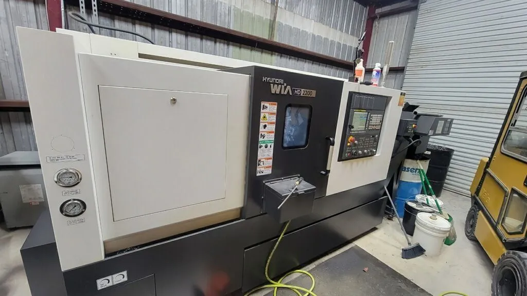 Used 2018 HYUNDAI WIA HD 2200 Lathes CNC 93686 | Asset Exchange Corporation