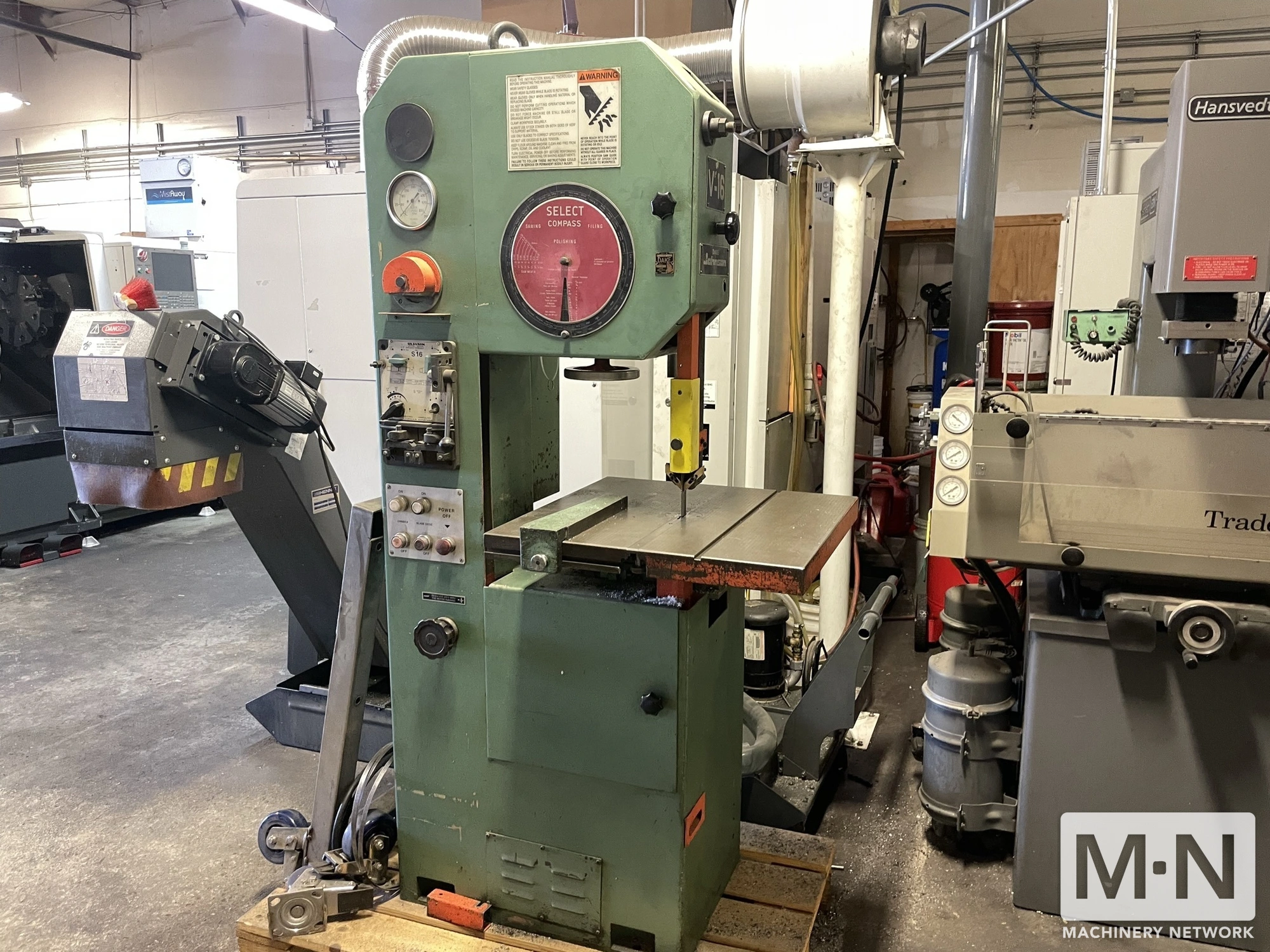 Dake Johnson V-16 Vertical Band Saw | Machinery Network
