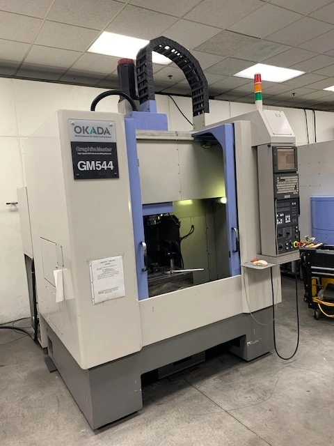 Used 2001 OKADA GM544 CNC Vertical Machining Centers 8896 | Used ...