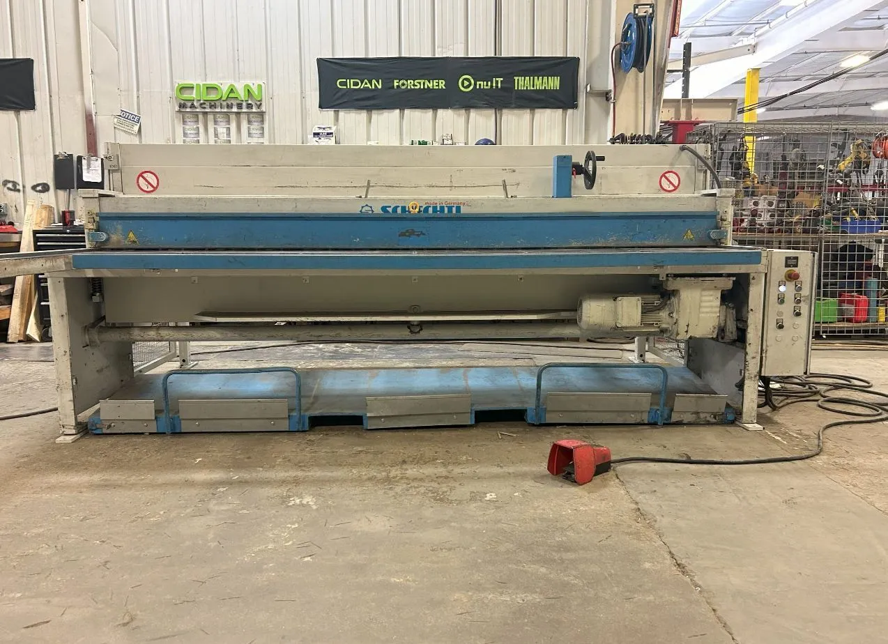 Used 2019 SCHECHTL MSB 310 Power Squaring Shears (Inch) | CIDAN