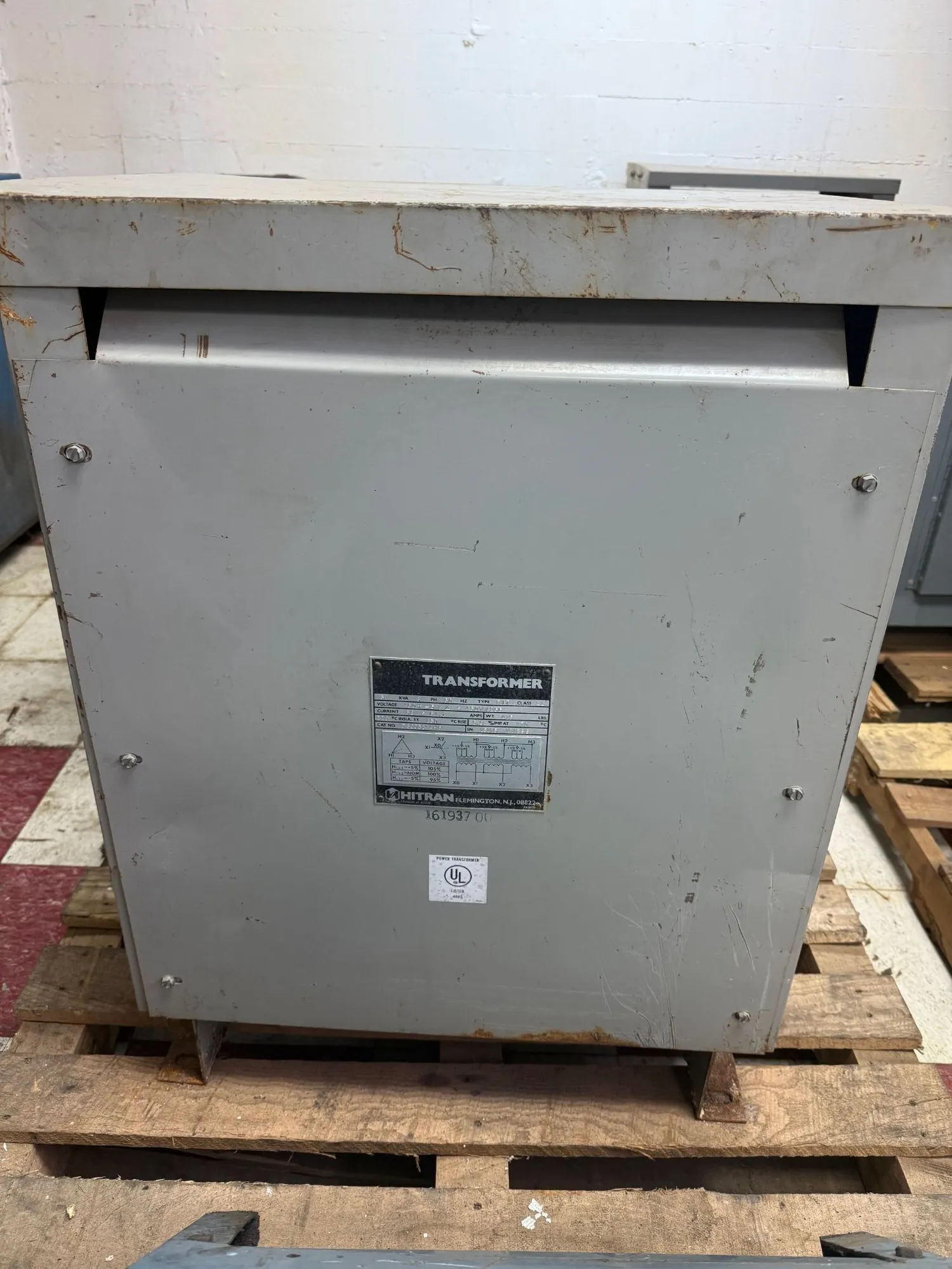 Used HITRAN D3005144H6 TRANSFORMERS, 3 PHASE, 60 CYCLE, SUBSTATION 2874 ...