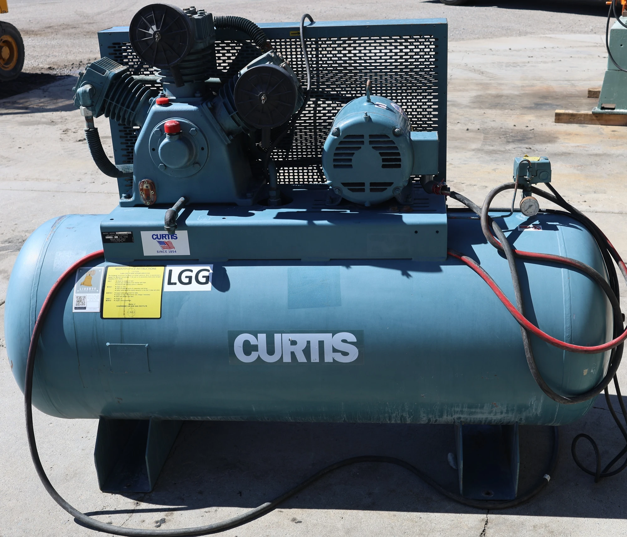 Used CURTIS Toledo Compressor Rotary Screw & Sliding Vane Air ...