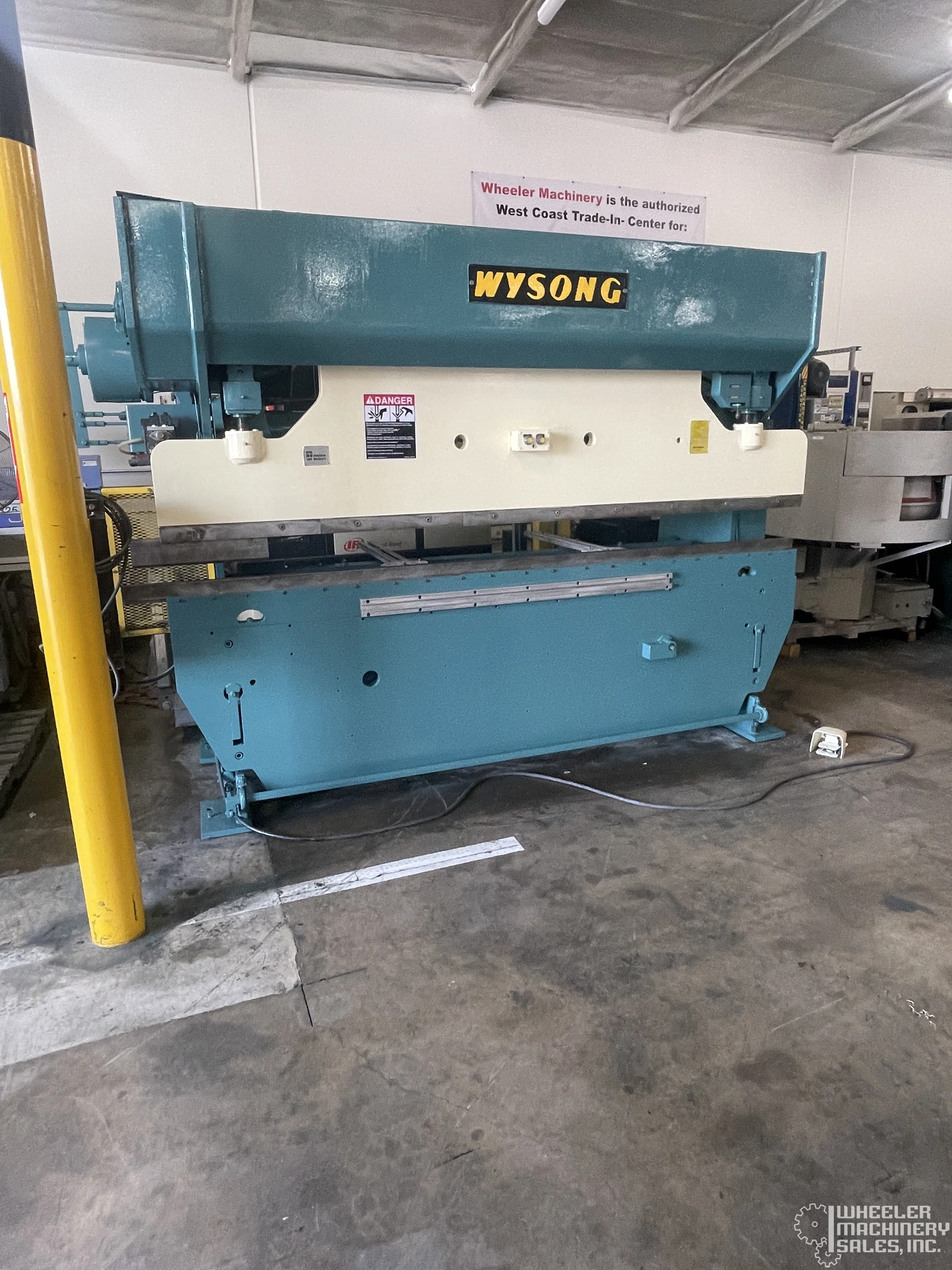 Used WYSONG 55-8 BRAKES- PRESS, MECHANICAL 7240 | Wheeler Machinery Sales
