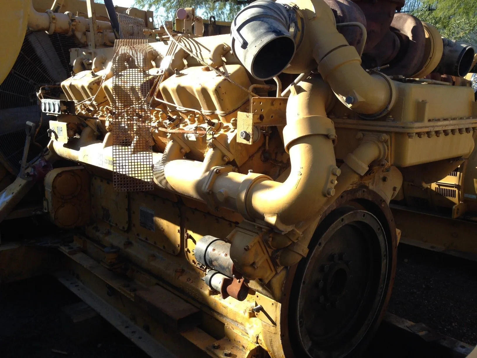 Caterpillar D398TA Diesel 600HP, 1800RPM Engine | Power Generation ...