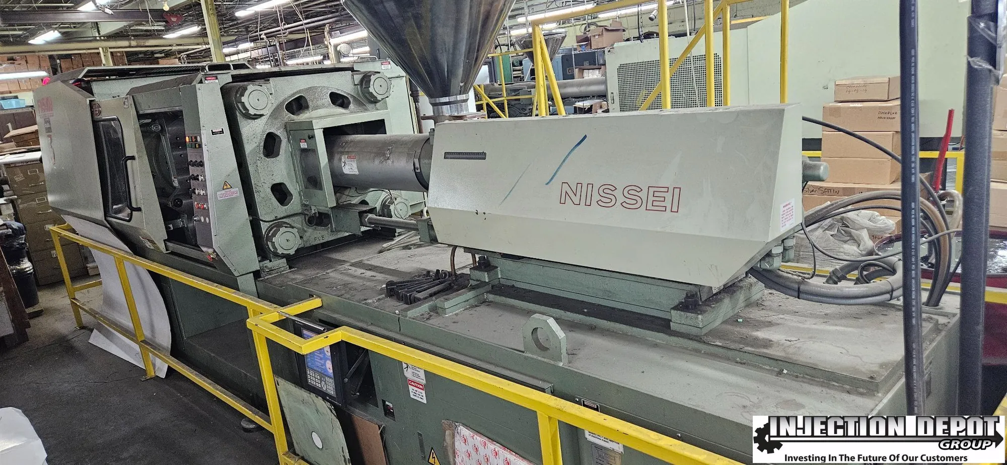 Used 2000 NISSEI FN5000-50A HORIZONTAL INJECTION MOULDING MACHINES ...
