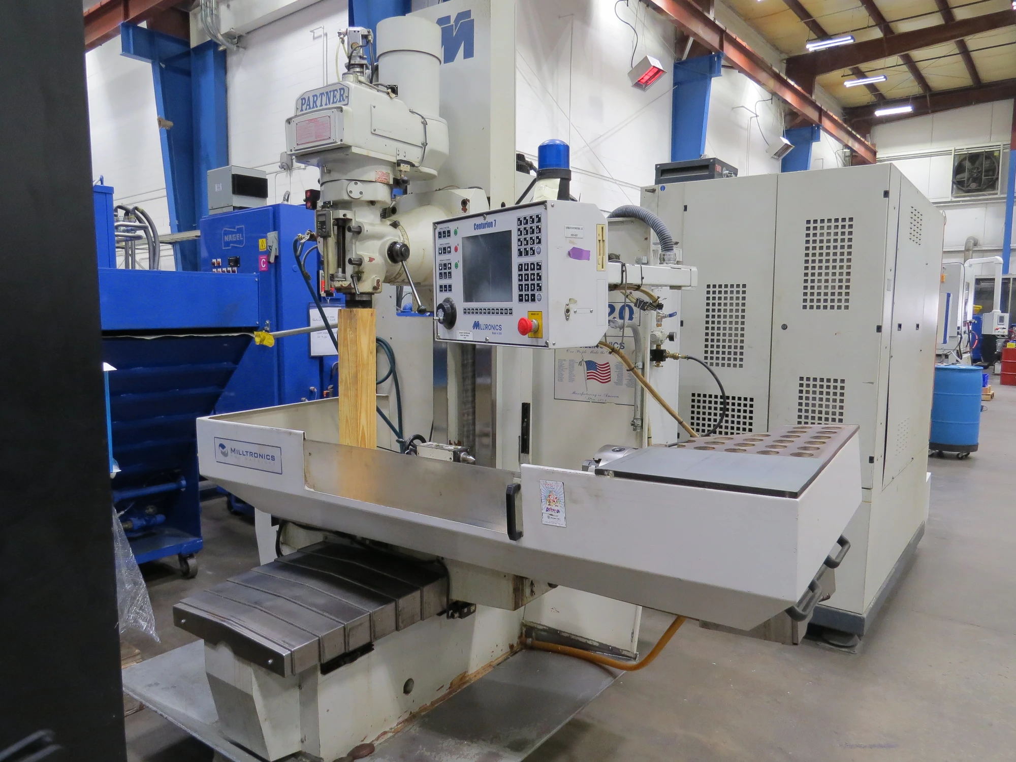 Used PARTNER MILLTRONICS MB20 MILLERS, VERTICAL 8714 | GCH Machinery