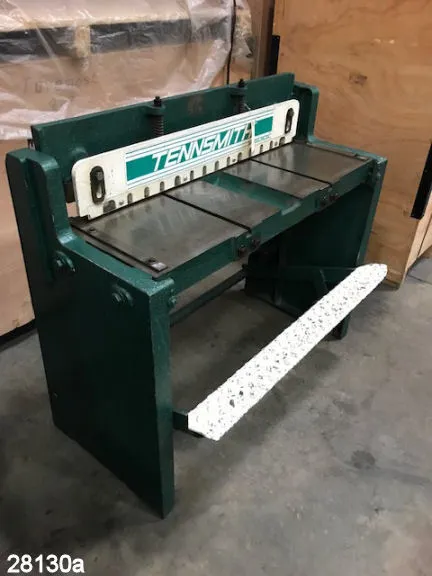Used 3 Ft. X 16 Ga. Tennsmith Foot Shear #28130 | Kempler Industries