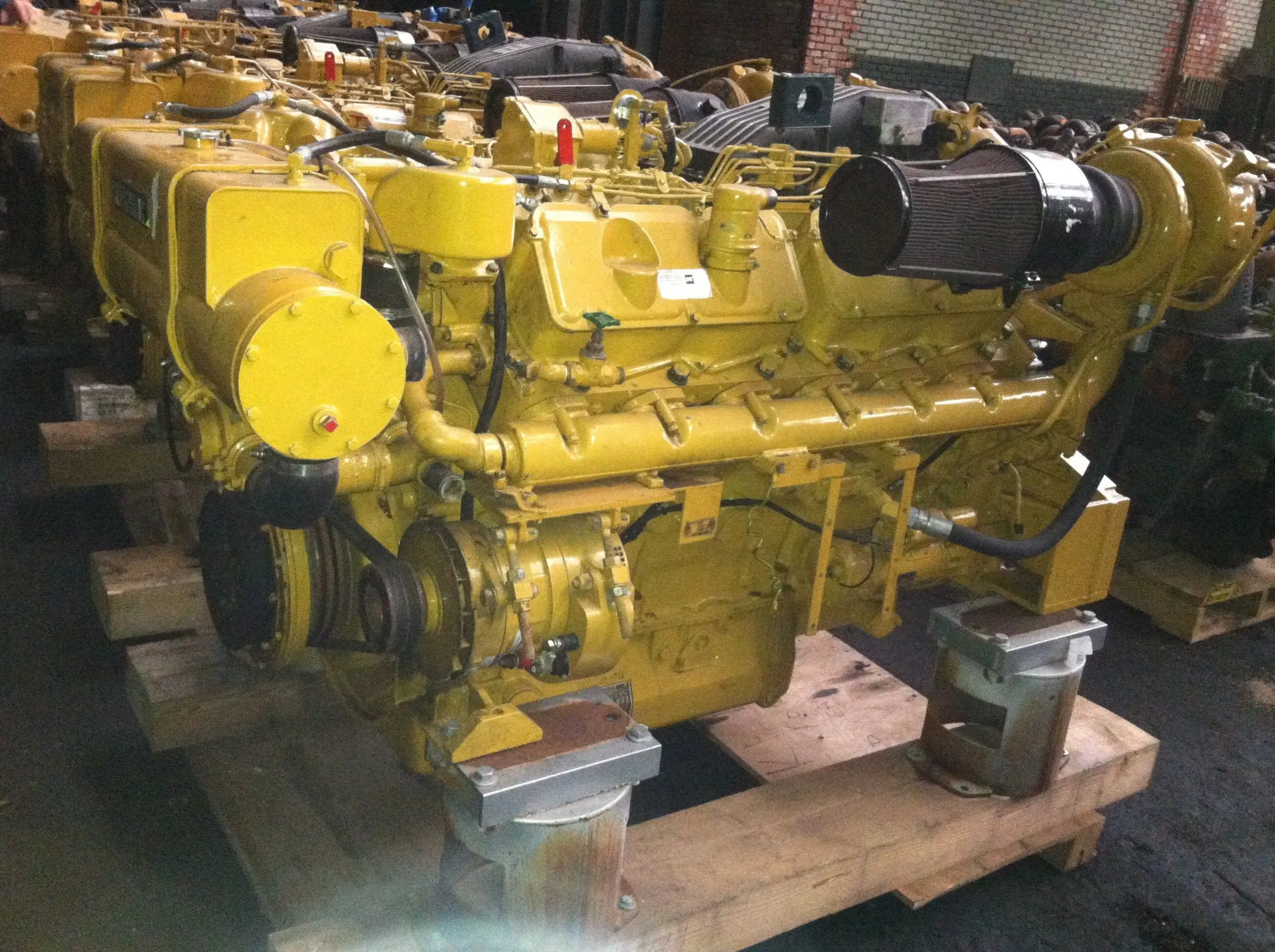 Item# E4420 - Caterpillar 3412C 1200HP, 2300RPM Marine Diesel Engines ...