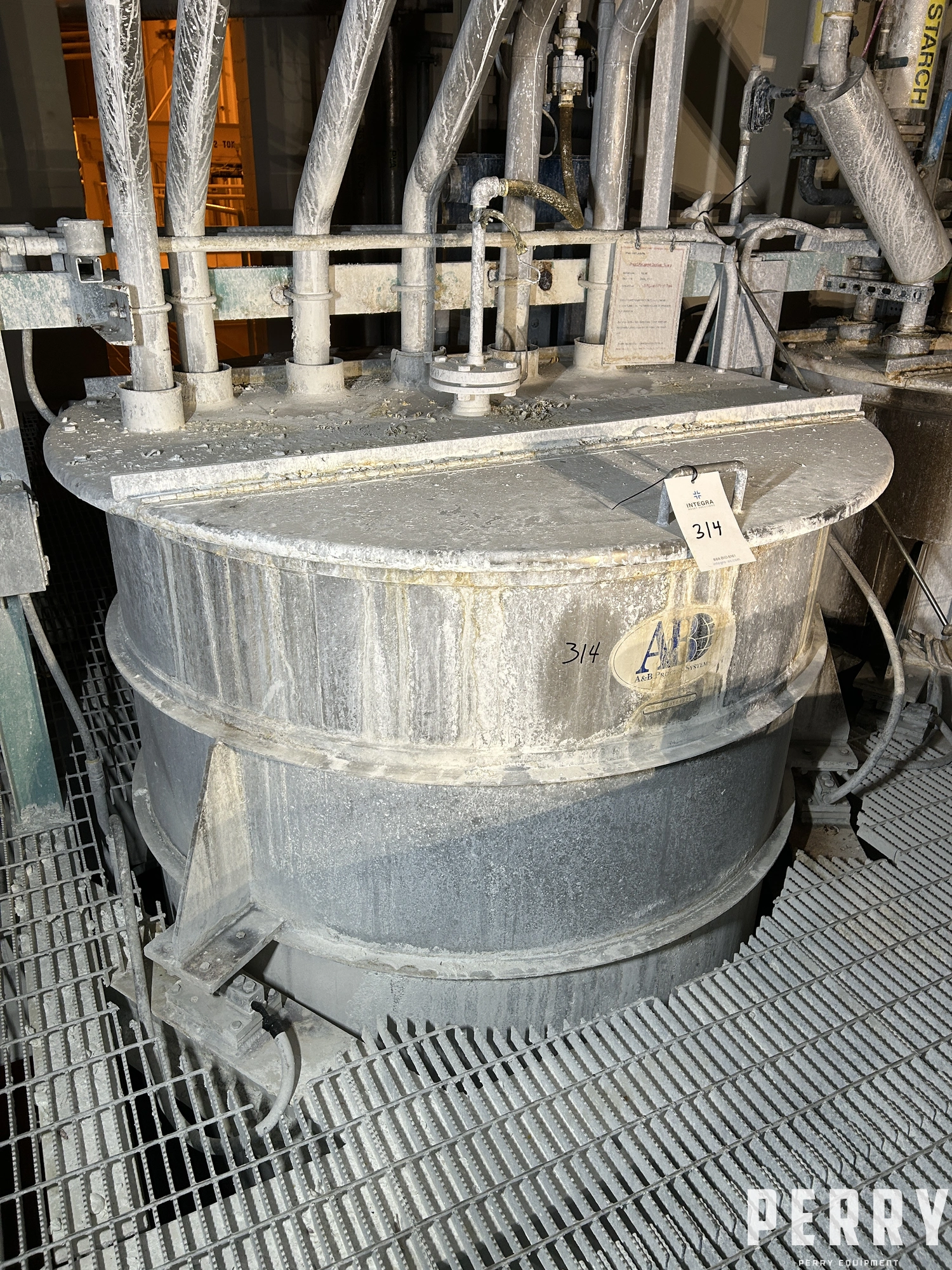 Utilisé 1,070 GALLON Cuve en Inox V889-314 | Perry Equipment