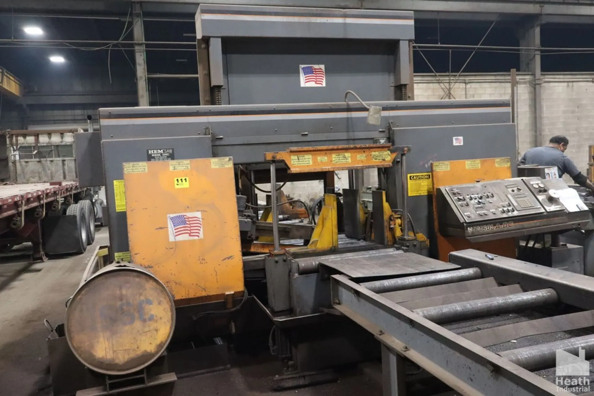 Used HEM WF160LA-DC Horizontal Band Saw 89554 | Kempler Machinery