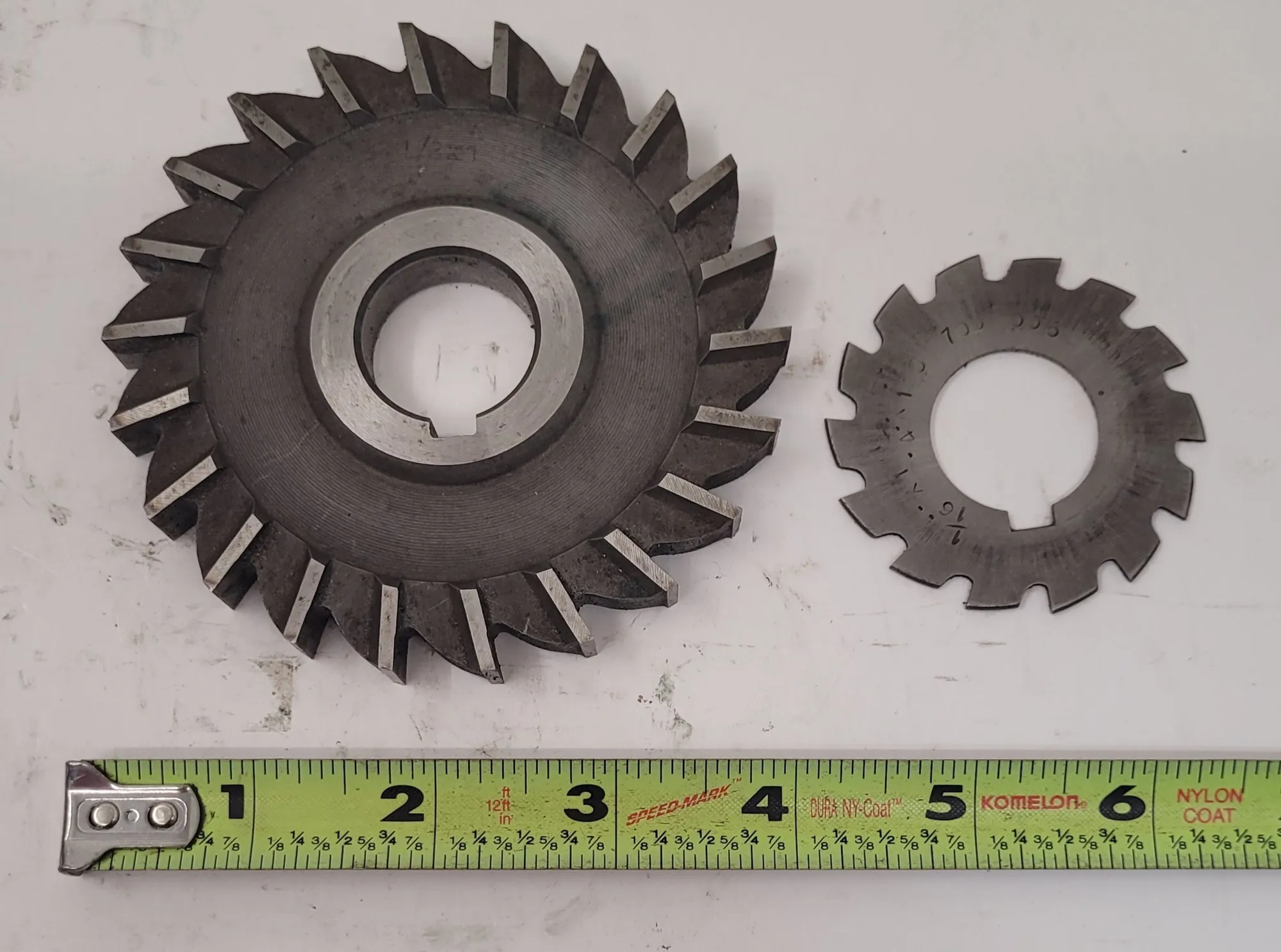 Used MSC Industrial Supply Straight Mill Slitting Blade Tooling ...