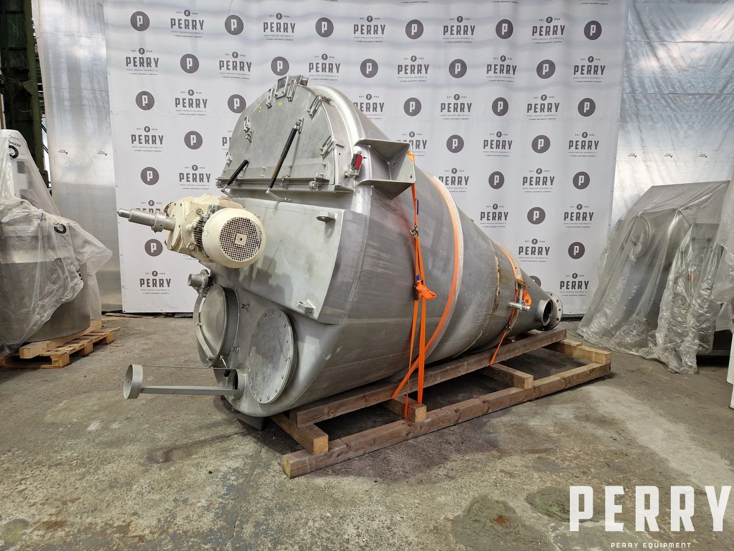 Used 2007 HOSOKAWA 35-MSC-44 Mixer Powder Nauta H4390-2 | Perry Equipment