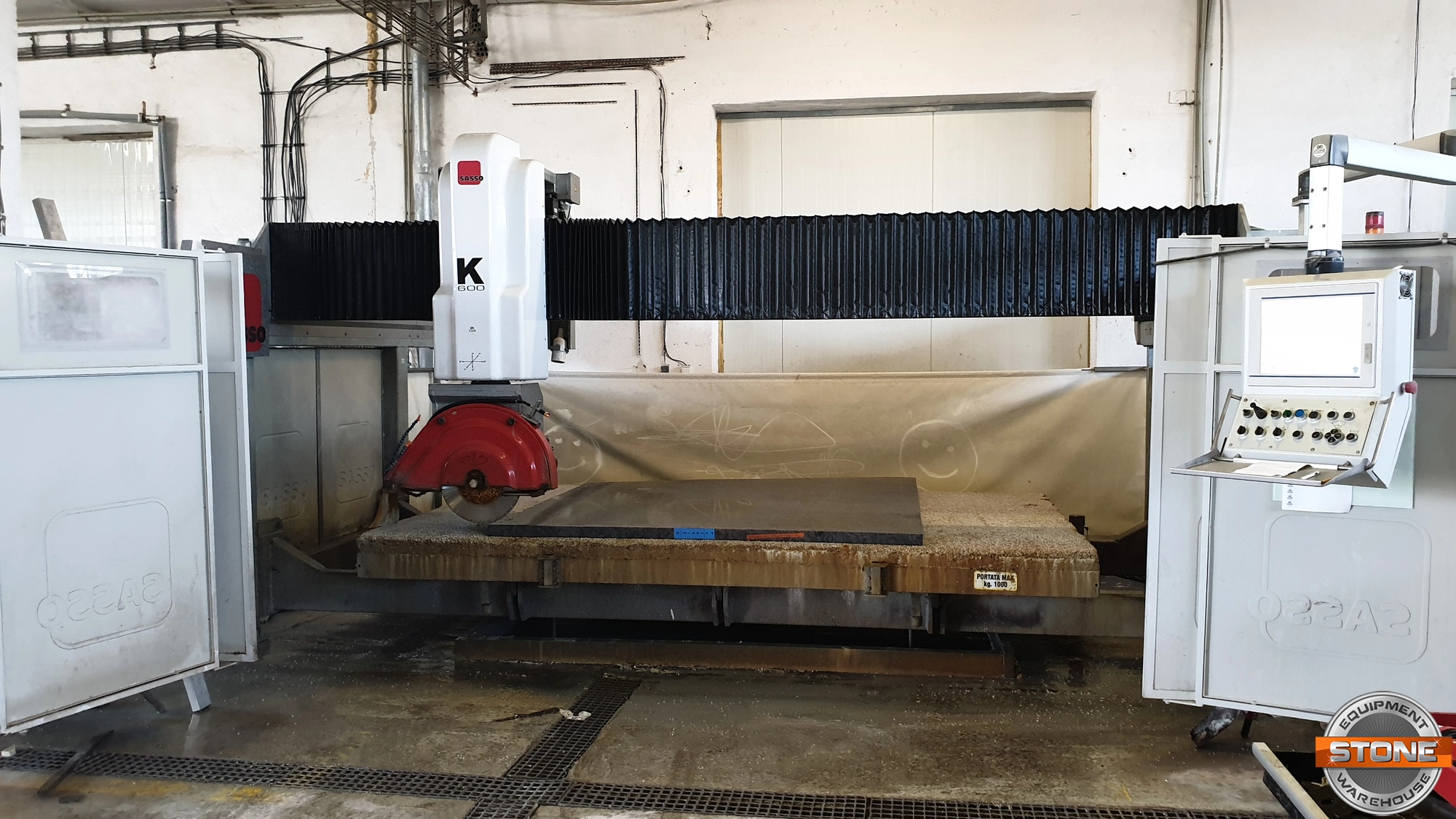Used 2016 SASSOMECCANICA K600 Bridge Saws 11295 | STONE EQUIPMENT WAREHOUSE