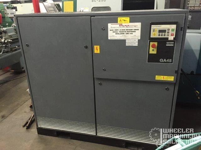 Used ATLAS COPCO GA 45 AIR COMPRESSORS 4306 | Wheeler Machinery Sales